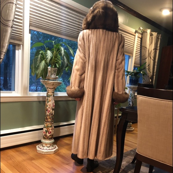 custom made | Jackets & Coats | Mink And Sable Trimmed Coat | Poshmark